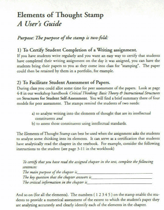 Stamps - The Critical Thinking Community